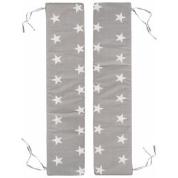 Roba Sitzkissen f&uuml;r Roba Kindersitzgruppen Picknick und Play grau Baumwolle, Polyester B/L: 18cm x 89cm, 2 Stk.