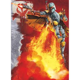 Komar Fototapete &raquo;STAR WARS Boba Fett - Gr&ouml;&szlig;e 184 x 254 cm&laquo; bedruckt glatt Kinderzimmer bunt Papier B/L: 184m x 254m, Rollen: 4