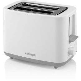 Hyundai Toaster &raquo;TO261&laquo; 2 Schlitze f&uuml;r 2 Scheiben 700 W 7 Leistungsstufen, STOP Taste, Kr&uuml;melschublade grau Einheitsgr&ouml;&szlig;e Toaster