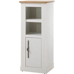 OTTO home Midischrank &raquo;WESTMINSTER, Badschrank im Landhausstil, Schrank mit Metallgriffen&laquo; in 2 Farben verf&uuml;gbar, mit offenen F&auml;chern und Stauraum 