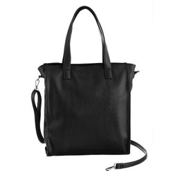 Aniston Accessoires Damen Aniston ACCESSOIRES Shopper &raquo;Nynke&laquo; Handtasche Umh&auml;ngetasche Tragetasche schwarz B/H/T: 32cm x 41cm x 11cm