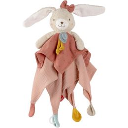 babyFEHN Schmusetuch &raquo;fehnNATUR, Hase&laquo; mit Befestigungsring f&uuml;r Schnuller bunt Einheitsgr&ouml;&szlig;e Schmusetuch