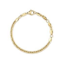 Copenhagen Studios Damen Edelstahlarmband &raquo;Schmuck Geschenk Edelstahl Armkette Unisex&laquo; 22cm, Edelstahl