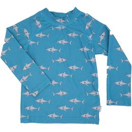 MaxiMo M&auml;dchen MaxiMo Langarmshirt weich, pflegeleicht, bequem, Langarm blau 122/128
