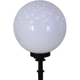 N&auml;ve n&auml;ve Kugelleuchte &raquo;Ball&laquo; E27 1 Stk. Kunststoff, wei&szlig;/opal, D: 30cm, Spie&szlig; schwarz, exkl. 1 x E27 max. 40W wei&szlig; 1, &Oslash; 30cm H: 61cm, 1 Stk.