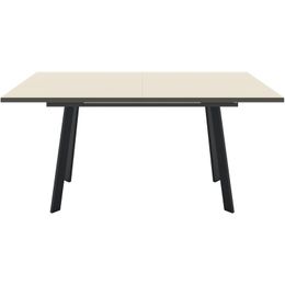 set one by Musterring Esstisch &raquo;Reno&laquo; 1 Stk. tlg. Mit Vierkantfu&szlig;, w&auml;hlbaren Gestellen und Plattenfarben B/H/T: 160cm x 75cm x 90cm, Synchronauszug