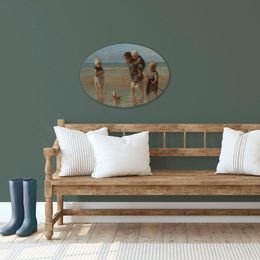 Art for the home Leinwandbild &raquo;Kinder Meer (Jozef Isra&euml;ls)&laquo; Art Portrait 1 Stk. tlg. Kinder des Meeres 50 x 70 cm bunt Leinwand B/H/T: 70cm x 50cm x 