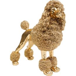 KARE Dekofigur &raquo;Mrs Poodle Gold 34cm&laquo; gold Polyresin B/H/T: 32cm x 34cm x 14cm