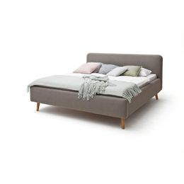 Meise M&ouml;bel meise.m&ouml;bel Polsterbett &raquo;Mattis&laquo; Topseller, wahlweise mit Bettkasten grau Bezug Bett: Strukturstoff (100% Polyester) Liegefl&auml;che L&auml;nge B: 200cm x 