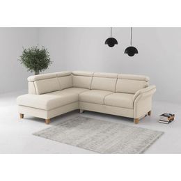 OTTO home Ecksofa &raquo;Glendale, L-Form&laquo; inkl. Kopfteilverstellung, wahlweise mit Vorziehsitz und Bettkasten 95% Polyester, 5% Polyamid B/H/T: 247cm x 