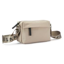 ELBSAND Damen Umh&auml;ngetasche &raquo;Crossbody Bag, Minibag, Schultertasche, Damentasche&laquo; NEU Handtasche Damen zum Umh&auml;ngen aus weichem Material VEGAN beige B