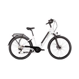 Saxonette Unisex SAXONETTE &raquo;Deluxe Sport (Wave)&laquo; 9 Gang Shimano Alivio Schaltwerk Kettenschaltung Mittelmotor 250 W (mit integr. Akku), Elektrofahrrad