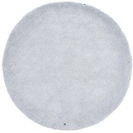 Tom Tailor HOME Hochflor-Teppich &raquo;Shaggy Teppich Cozy&laquo; rund 25 mm H&ouml;he Uni Farben, auch in Pastell Farben, weich & kuschelig grau Polyester &Oslash; 100cm 1 