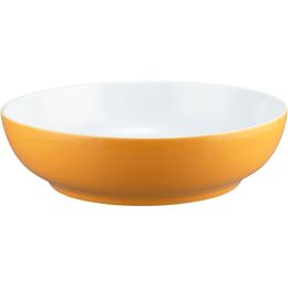 Seltmann Weiden Sch&uuml;ssel &raquo;Liberty Pure Colors&laquo; 1 aus Porzellan Schale, Bowl orange Porzellan &Oslash; 25,4cm