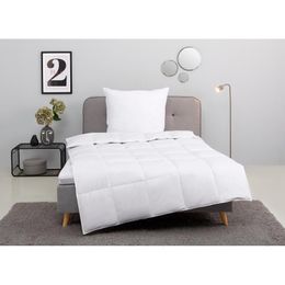 OTTO home Daunenbettdecke + Kopfkissen &raquo;Cavanelle Bettdecke 135x200 cm, 155x220 cm&laquo; Set mit Kissen 40x80 oder 80x80 cm, Sommer, Winter, Made in 