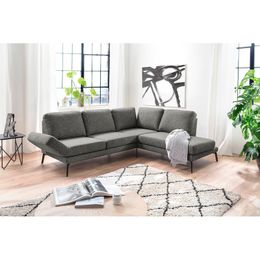 3C Candy Ecksofa &raquo;Kairo Multifunktion-Sofa, bequem und viele Komfortfunktionen, L-Form&laquo; inklusive Drehsitz-, Armlehnen- und R&uuml;ckenverstellung grau 54%