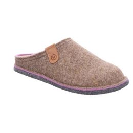 Rohde Damen Pantoffel &raquo;CALMYS N&deg;15&laquo; Clog, Hausschuh, Homeslipper, Filz in melierter Optik braun 40