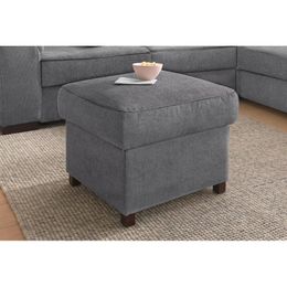 Sit & More sit&more Polsterhocker &raquo;Montego&laquo; grau Struktur (100% Polyester);Luxus-Microfaser ALTARA NUBUCK (100% Polyester);Luxus-Microfaser (90% Polyester, 10% 