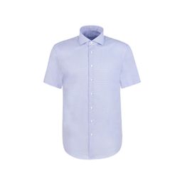Seidensticker Button Up Shirt male size M Blue / White