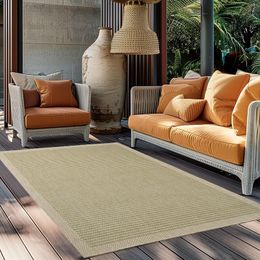 Ayyildiz Teppiche Outdoorteppich &raquo;GIZA 1410, auch als L&auml;ufer und Rund&laquo; rechteckig 3 mm H&ouml;he L&auml;ufer, In- und Outdoor, Wetterfest, Wasserabweisend, robust gr&uuml;n 