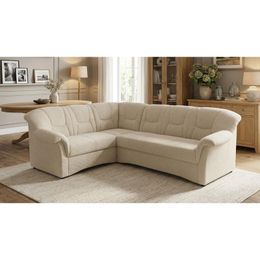 OTTO home Ecksofa &raquo;Langeland 232 x 146 cm, auch mit Schlaffunktion, mit Federkern, L-Form&laquo; mittelfester Sitzkomfort, aus haustierfreundlichem Pet 