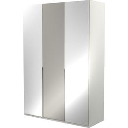 Musterring Kleiderschrank &raquo;San Diego, Kleiderschrank, Schrank, Garderobe, mit Glast&uuml;ren&laquo; 1 Stk. tlg. 3-t&uuml;rig (ged&auml;mpft), 4 B&ouml;den, 2 Kleiderstangen, Chromgriffe 