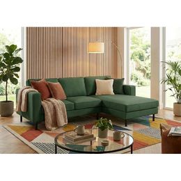 Trendmanufaktur Ecksofa &raquo;Watkins Couch wahlweise mit Schlaffunktion und Bettkasten,auch in Cord&laquo; Recamiere beidseitig montierbar, Sofa in L-Form, 