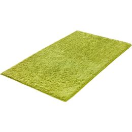 Kleine Wolke Badematte &raquo;&raquo;Chrissy&laquo;, Badvorleger, Badezimmer Teppich&laquo; H&ouml;he 12 mm beidseitig nutzbar fu&szlig;bodenheizungsgeeignet Badteppich, Uni Farben gr&uuml;n Baumwolle 
