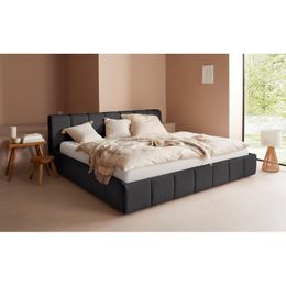 LeGer Home by Lena Gercke Polsterbett &raquo;Maileen&laquo; in 5 Breiten und 3 Farben, incl. Rollrost schwarz 88% Polyester, 9% Rayon, 3% Nylon Liegefl&auml;che L&auml;nge 