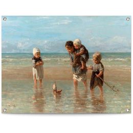 Reinders Poster &raquo;Kinder des Meeres&laquo; beige Leinwand B/H/T: 80cm x 60cm x 0,1cm