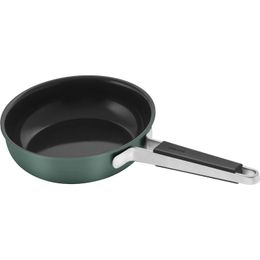 Zwilling Bratpfanne &raquo;Pure&laquo; Edelstahl 18/10 1 Stk. tlg. Keramikbeschichtung, Stay-Cool Griffe, Edelstahl gr&uuml;n &Oslash; 20cm + H&ouml;he 19,3cm