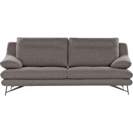 Calia italia 2-Sitzer &raquo;Cezanne, italienisches Designsofa mit erstklassigem Sitzkomfort&laquo; wahlweise mit Sitztiefenverstellung grau B/H/T: 180cm x 90cm x