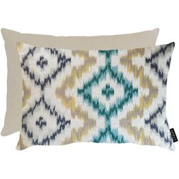 Apelt Dekokissen &raquo;Milan in Ikat-Design&laquo; inclusive Soft-Kissenf&uuml;llung 100% PES bunt Mischgewebe B/L: 35cm x 45cm, 1 Stk.