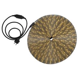 Globo LIGHTING Lichterschlauch &raquo;LIGHT TUBE&laquo; Lichtschlauch IP44 Au&szlig;enbereich &oslash;: 10mm, L&auml;nge Zuleitungskabel 1500mm gelb Gesamtl&auml;nge 19,5m