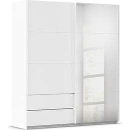 Rauch Schwebet&uuml;renschrank &raquo;Kleiderschrank Schrank Garderobe W&auml;scheschrank ELARA mit Spiegel&laquo; praktische Schubladen optional farblich abgesetzt MADE IN