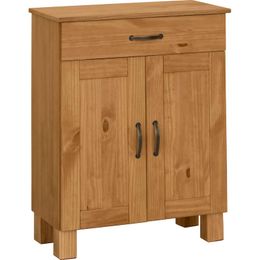 Home Affaire Unterschrank &raquo;Rodby&laquo; FSC -zertifiziertes Massivholz, Breite 60cm, H&ouml;he 80cm beige Massivholz natur, B/H/T: 60cm x 80cm x 30cm, Schubladen