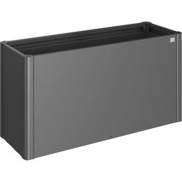 BioHort Hochbeet &raquo;BELVEDERE maxi 1,5x0,5; verschiedene Farben&laquo; 152x53x77 cm, extrem langlebig, aus Metall grau Stahl B/H/T: 152cm x 77cm x 54,7cm