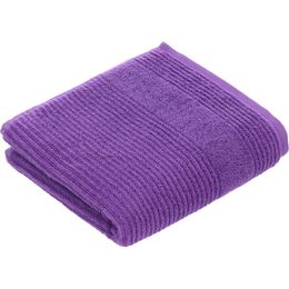 Vossen Handtuch &raquo;Tomorrow&laquo; lila Webfrottier, Baumwolle B/L: 50cmx100cm, 2 Stk., Webfrottier
