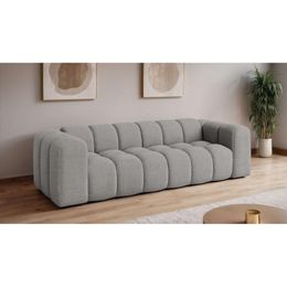 OTTO home Big-Sofa &raquo;KALLIE Design-Sofa mit Steppung, Bubble-Optik, Breite 248 cm&laquo; moderne Steppung, hoher Sitzkomfort und modernes Design 100% 