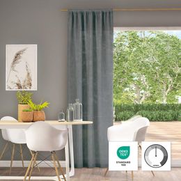 Neutex for you! Vorhang &raquo;Mara-ECO&laquo; Stangendurchzug 1 Stk. tlg. bunt Jacquard, Polyester 245cm, Stangendurchzug, 144cm