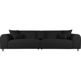 Home Affaire Big-Sofa &raquo;Svennis&laquo; in 2 Bezugsqualit&auml;ten, B/T/H: 314/98/83 cm grau Struktur (100% Polyester);Filzoptik (100% Polyester) B/H/T: 314cm x 