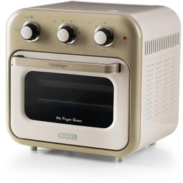 Ariete Hei&szlig;luftfritteuse &raquo;4632CR&laquo; 1400 W Vintage Hei&szlig;luft-Fritt., Backofen und Rotisserie in Einem, 16 L, cream beige Einheitsgr&ouml;&szlig;e Hei&szlig;luftfritteuse