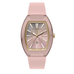 Ice Watch Ice-Watch Damen ice-watch Quarzuhr &raquo;ICE boliday - Dome - Small - 3H + Date&laquo; Armbanduhr, Damenuhr, analog, Datum, Silikonarmband rosa Einheitsgr&ouml;&szlig;e