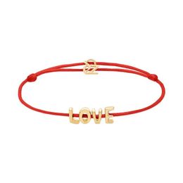 Echtzeit Damen Armband &raquo;Schmuck Geschenk Edelstahl-Nylon-Armband Love Letters&laquo; 21cm, Edelstahl Nylon