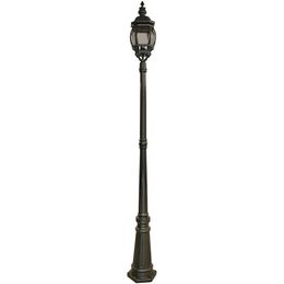 Searchlight Pollerleuchte &raquo;Au&szlig;enleuchte Bel Aire, 1-flammig&laquo; E27 1 Stk. Klassisches Ambiente schwarz 1, &Oslash; 26cm H: 221cm, 1 Stk.
