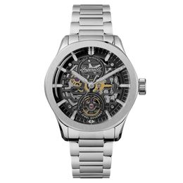 Ingersoll Herren Automatikuhr &raquo;The Bronc&laquo; Armbanduhr, Herrenuhr, Mechanische Uhr, Edelstahlarmband, analog Einheitsgr&ouml;&szlig;e
