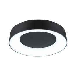 Paulmann LED Deckenleuchte &raquo;Casca IP44 White Switch 2100lm 230V 23W Schwarz matt&laquo; 1 Stk. Tageslichtwei&szlig; schwarz 1, &Oslash; 40cm H: 7,1cm, 1 Stk.