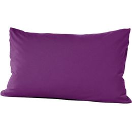 Primera Kissenbezug &raquo; Mako-Feinjersey Kissenbezug im Doppelpack&laquo; In vielen Uni-T&ouml;nen lila Feinjersey, Obermaterial: 100% Baumwolle B/L: 40cm x 60cm, 2 Stk., 