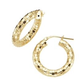 Firetti Damen Paar Creolen &raquo;Schmuck Geschenk Silber 925 Ohrschmuck Ohrringe diamantiert&laquo; 23mm, Silber 925 (Sterlingsilber)
