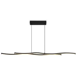 Globo LIGHTING LED Pendelleuchte &raquo;BOYD&laquo; LED-Modul Warmwei&szlig; H&auml;ngelampe/H&auml;ngeleuchte/Wohnzimmer/Esstisch/elegant schwarz Einheitsgr&ouml;&szlig;e